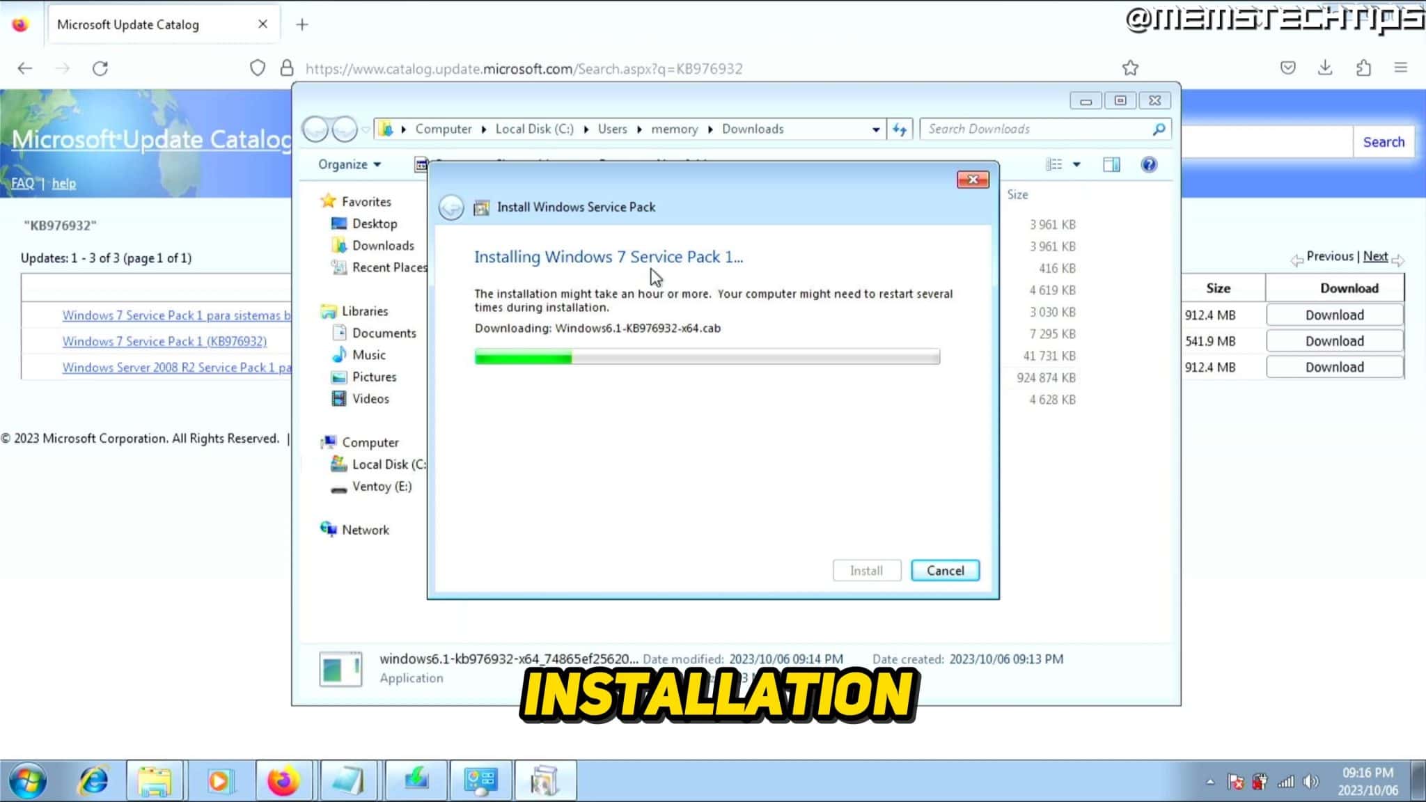 How To Install Service Pack 1 On Windows 7