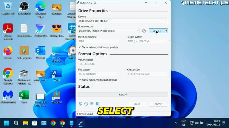 How To Create A Windows 7 Bootable USB Drive With Rufus