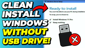 How To Install Windows 11 Without USB Drive (Clean Install Method)