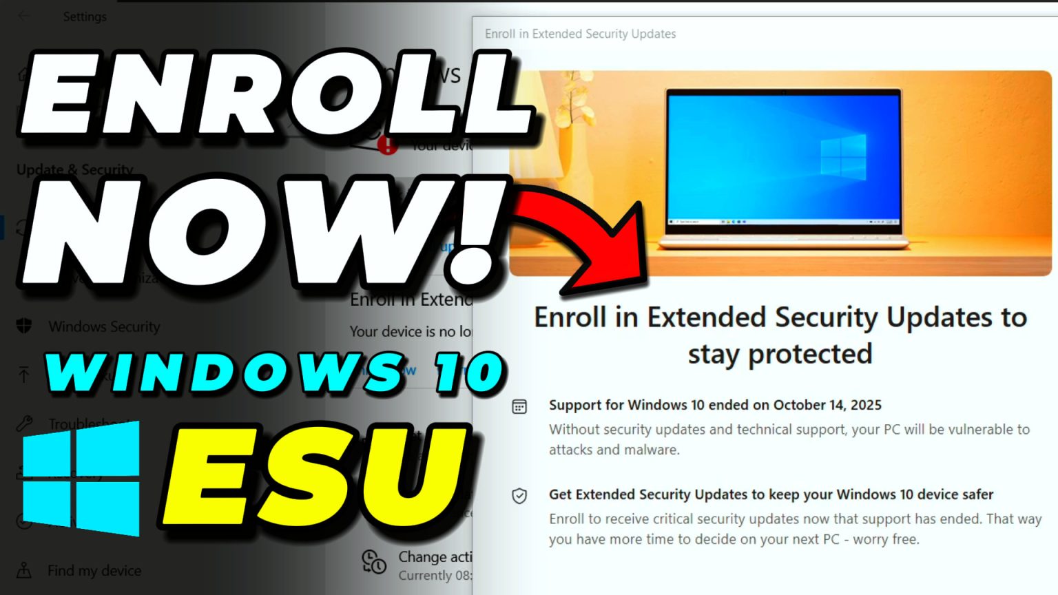 How To Enable Free Windows 10 Extended Security Updates (ESU)
